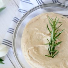 White Bean and Rosemary Dip - Joy + Oliver