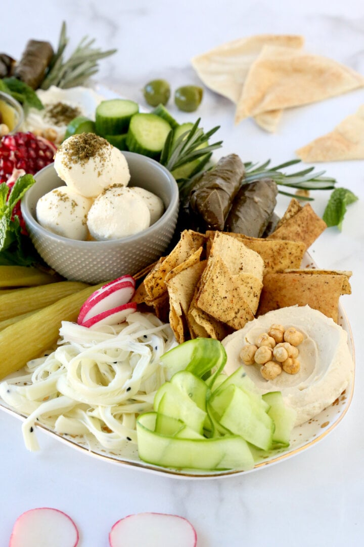 The Best Lebanese Mezze Platter - Joy + Oliver