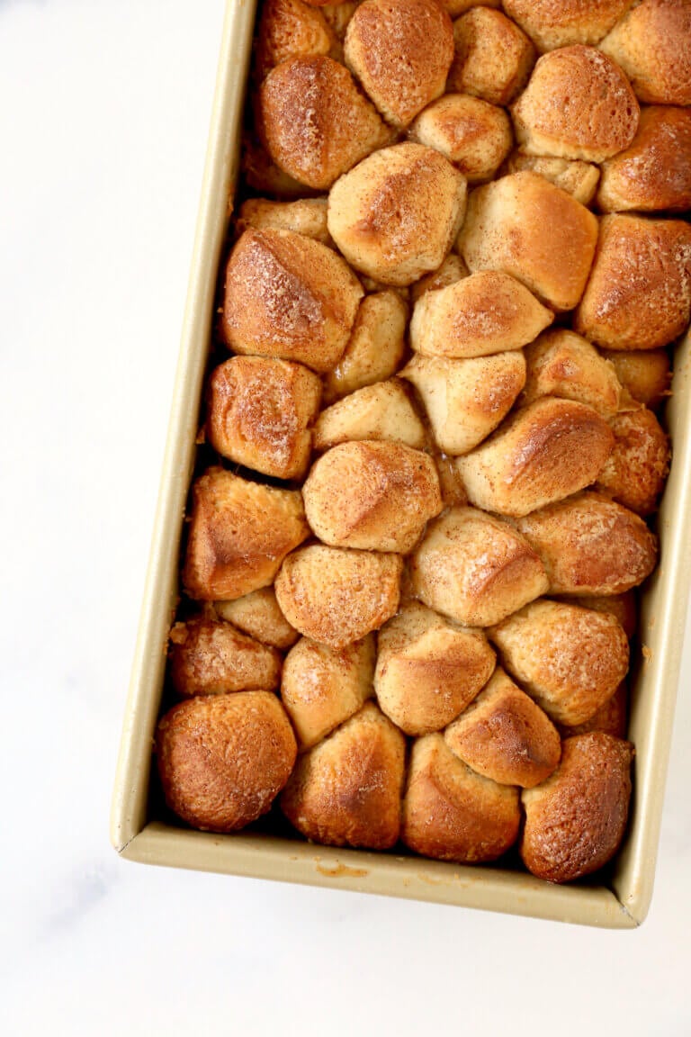 Easy Monkey Bread Loaf - Joy + Oliver