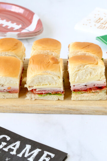 Turkey Club Sliders on Hawaiian Rolls-Perfect for Tailgating and ...