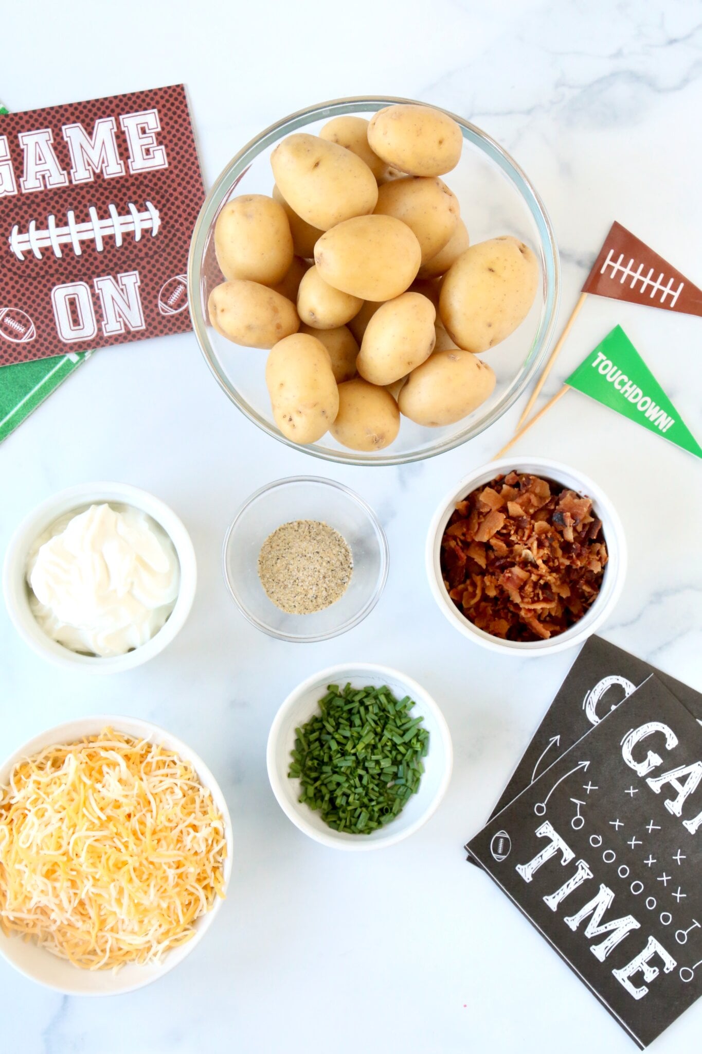 Loaded Smashed Potatoes (The Ultimate Super Bowl Bites) - Joy + Oliver